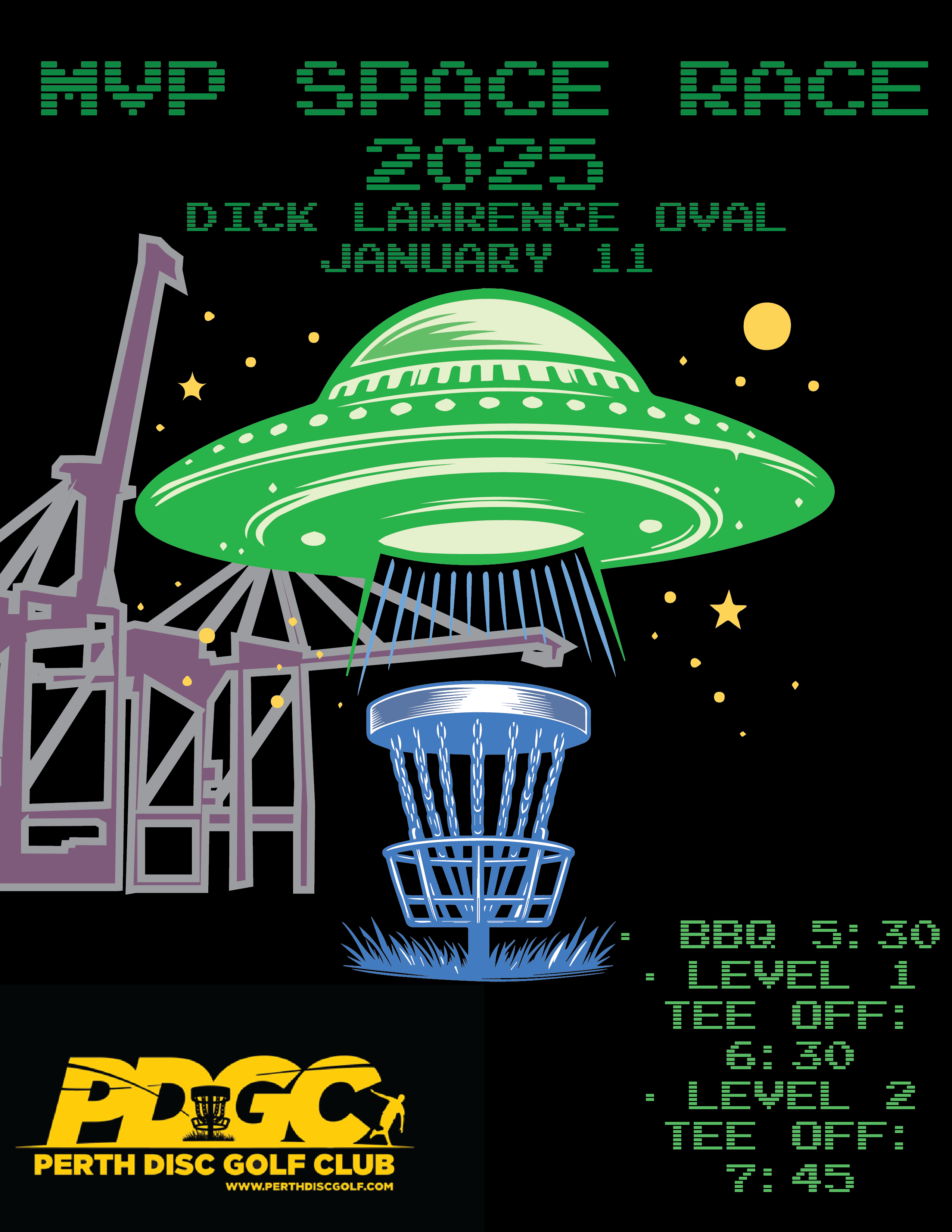MVP Space Race 2025 Fremantle | 11 Jan 2025 | Perth Disc Golf Club